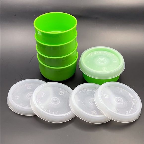 Tupperware | Kitchen | Tupperware Ounce Smidget Containersset Of 5 ...